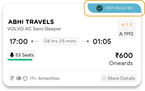 Abhi Assured: Upto 100% Refund on Bus Cancellations, 100% Refund if Bus ...
